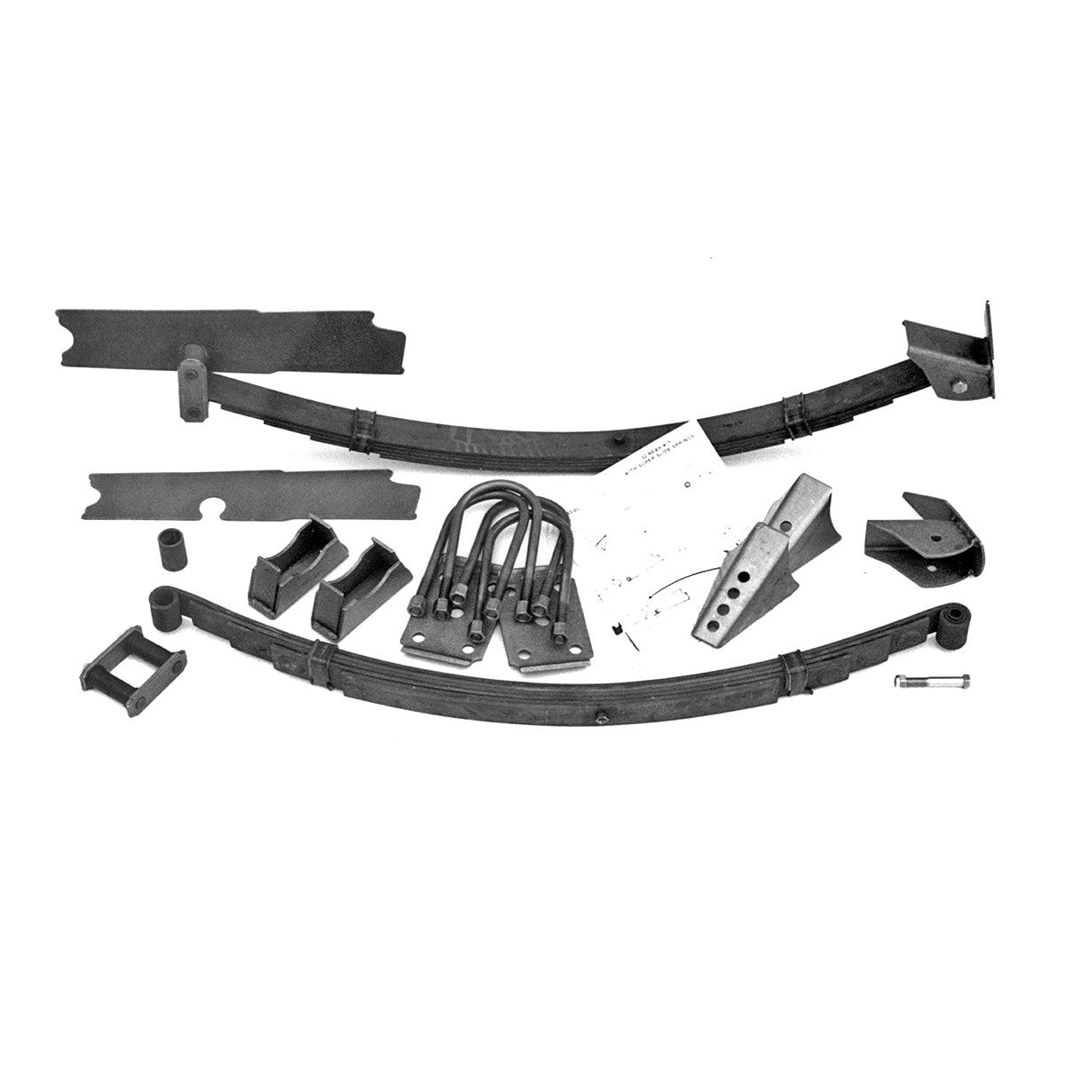 1932 Ford Single Position SuperSlide Rear Spring Kit w/Shocks - 8032 S ...