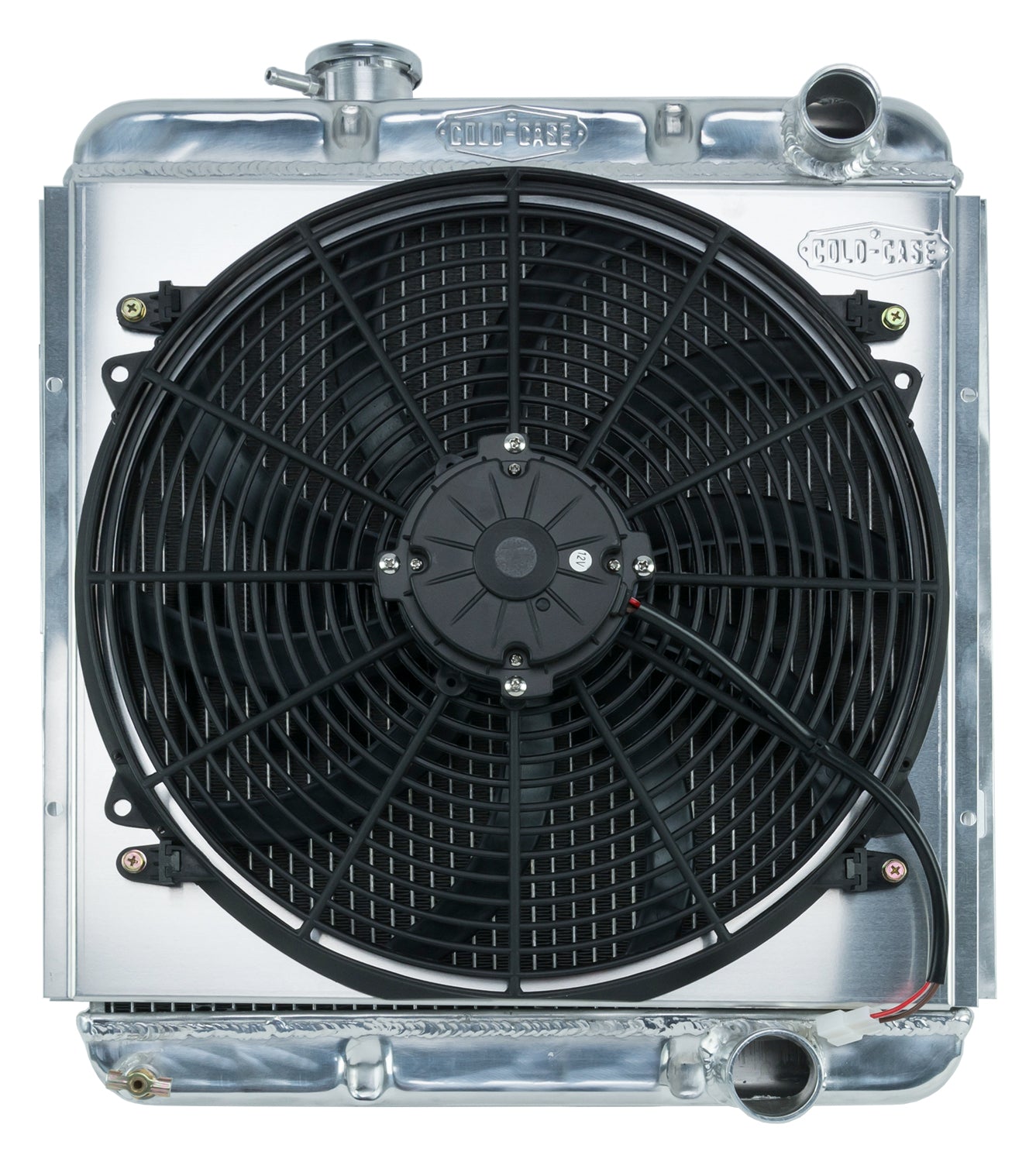 65-66 Ford Mustang 289 Aluminum Performance Radiator And 16 Inch Fan K ...